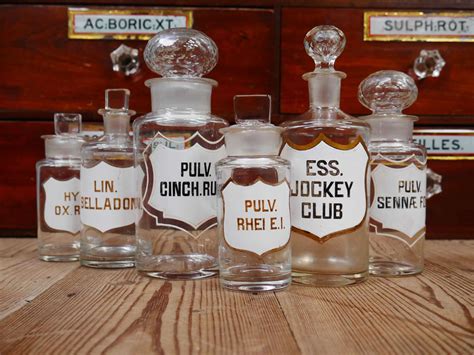 19th Century Apothecary Bottles