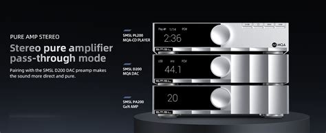 Smsl Vmv Pa200 Power Amplifier Infineons New Gan Fet Stereo Pure Amplifier Pass