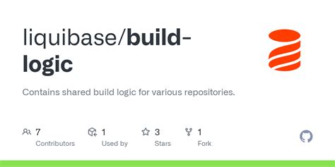 GitHub Liquibase Build Logic Contains Shared Build Logic For Various Repositories