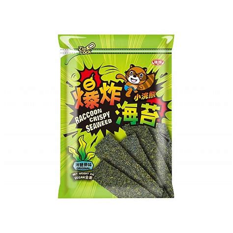 泰國 小浣熊 爆炸海苔 薄鹽原味 35g小三美日 DS014547 蝦皮購物