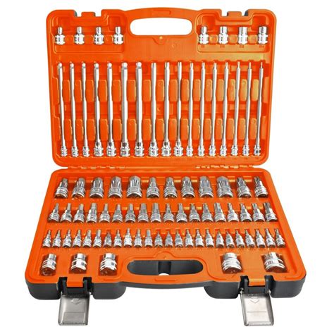 Sp Tools Sp39625 84 Piece 1 4 3 8 And 1 2 Square Drive Hex And Torx