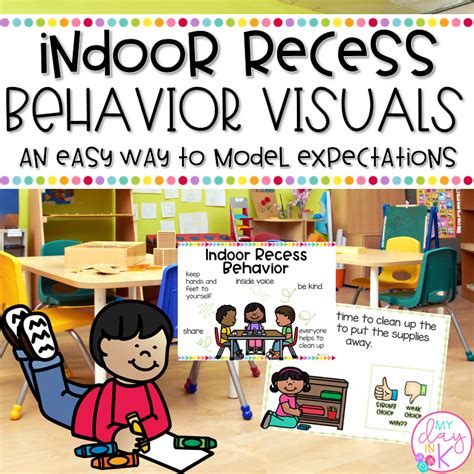 Indoor Recess Visuals My Day In K