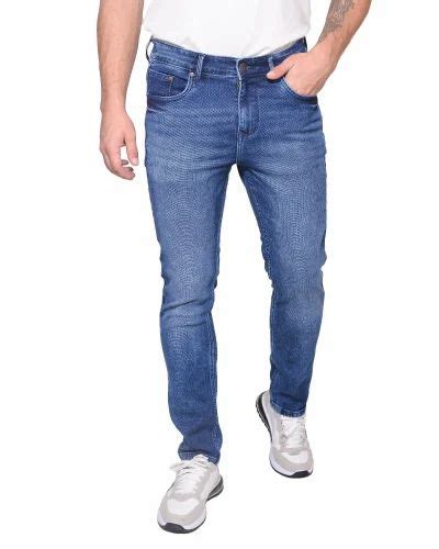 Slim Fit Faded Men Denim Blue Jeans Rs 994 Piece Genuine Tailors ID