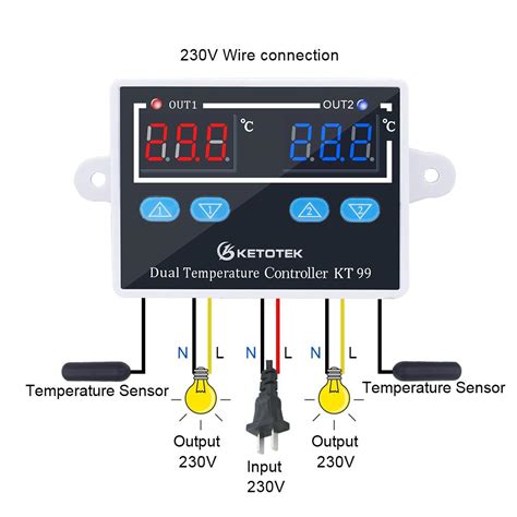 110 220v Incubator Digital Temperature Controller Thermostat Switch