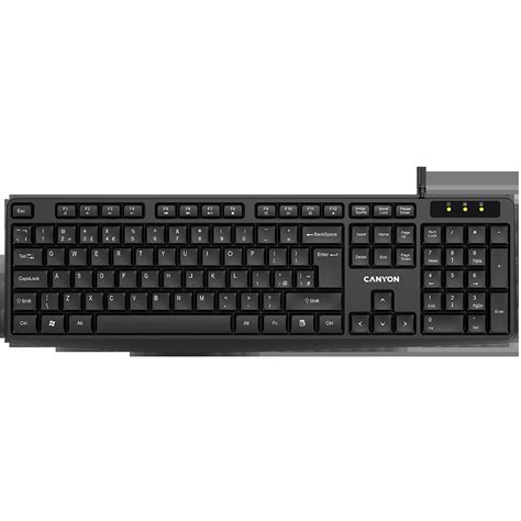 Canyon Keyboard Kb 1 En Wired Black