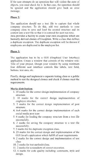 Phase 1 Create A Separate Class Euch In Java File To