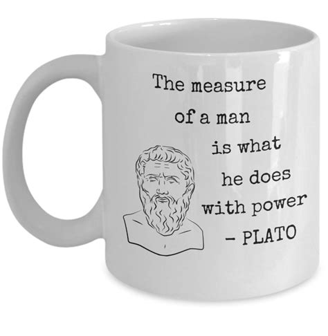 Philosophy Babe Coffee Mug Greek Philosopher Plato Quote Etsy
