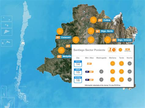 Ola de calor en Santiago máximas alcanzarán los 30 grados