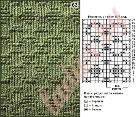 Коллекция простых рельефных узоров спицами Knitting Stitches Knitting Patterns Knit Stitch