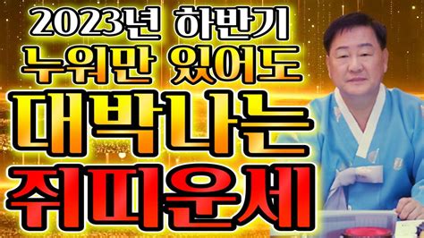 2023년 하반기 쥐띠운세 올해 하반기 천운이 들어와 대박나는 쥐띠운세 천운이 들어온다 64세 52세 40세 28세