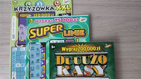 zdrapki lotto Mix zdrapek za zł Krzyżówka XXL Ok linie Ok Duuużo kasy mam Plus