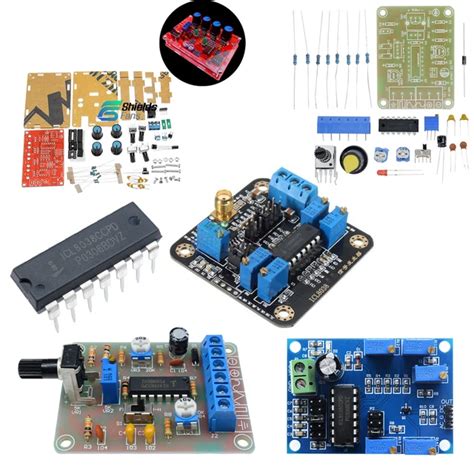 icl8038 function signal generator module sine square triangle welded