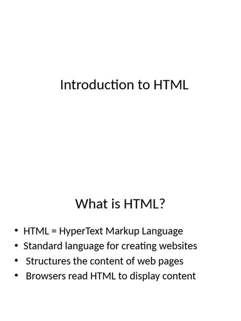 Html Basics Presentation Pdf