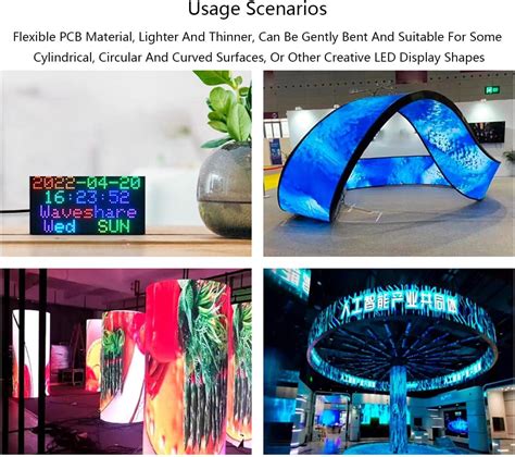 Flexible Rgbfull Color Led Matrix Panel 96x48 Pixels 2 5mm Pitch 4608