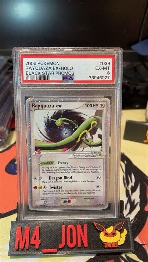 2006 Pokemon Rayquaza Ex Black Star Promo 039 Psa 6 Values Mavin