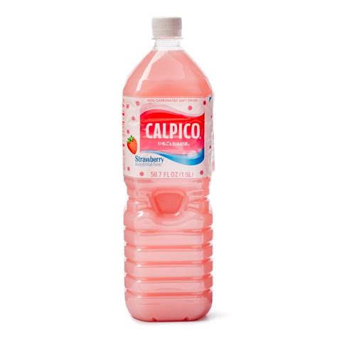 Calpico Non Carbonated Soft Drink Strawberry Flavor 50 7 Oz