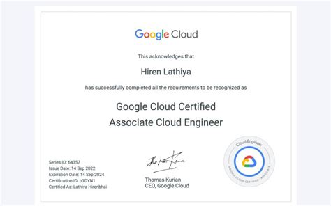 Hiren Lathiya On Linkedin Gcp Cloud Ace Engineer Cloudarchitect