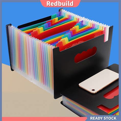 Redbuild Colorful A Multi Layer Expanding File Receipt Folder