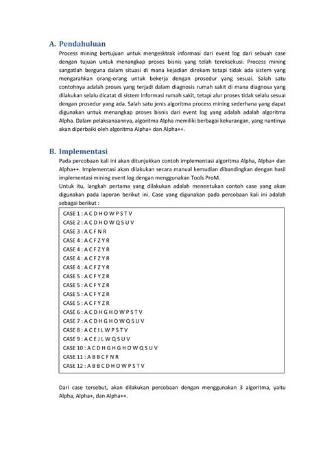 Process Mining With Alpha Algorithm Pdf
