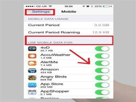 Apple Iphone How To Minimize Mobile Data Usage In Smartphone