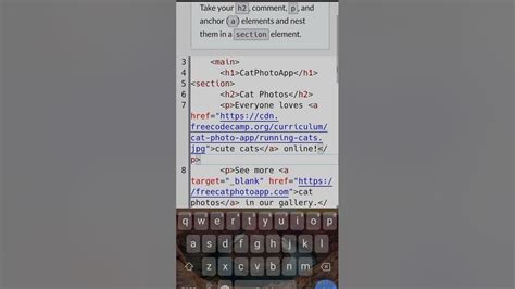 Freecodecamp Solution Responsive Web Design Step 18 Youtube