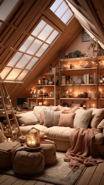 Premium AI Image Cozy Animated Livivng Room UHD Wallpaper