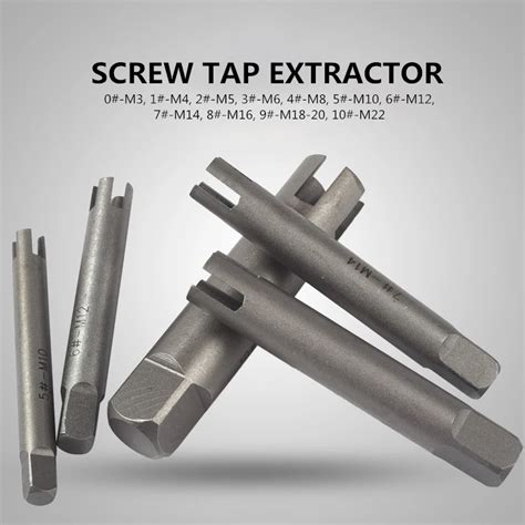 Other DIY Tools Screw Tap Extractor Steel Broken Head Taps Remover Stripped Screw Tap