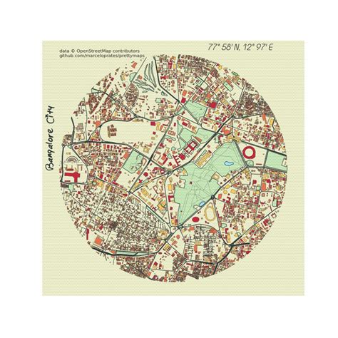 Anil Prasad V A On Linkedin Gis Prettymaps Geospatial Python Osm