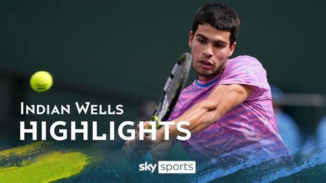 Carlos Alcaraz Vs Felix Auger Aliassime Indian Wells Highlights