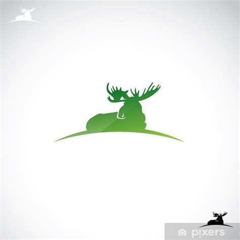 Sticker Moose Label Pixers Uk