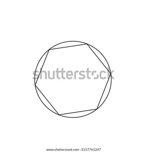 110 Hexagon Inscribed In A Circle Stock Vectors Images And Vector Art Shutterstock