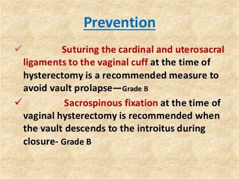 Management Of Vault Prolapse By Dr Shashwat Jani