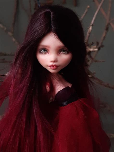 Ooak Custom Repaint Monster High Draculaura Doll Ragged Lady Etsy