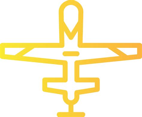 Military Drone Linear Gradient Icon 39474902 Vector Art At Vecteezy