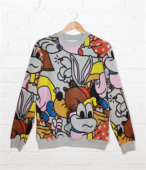 Mens Fashion And Style Aficionado Love At First Sight My Lazy Oaf Mickey Sweatshirt