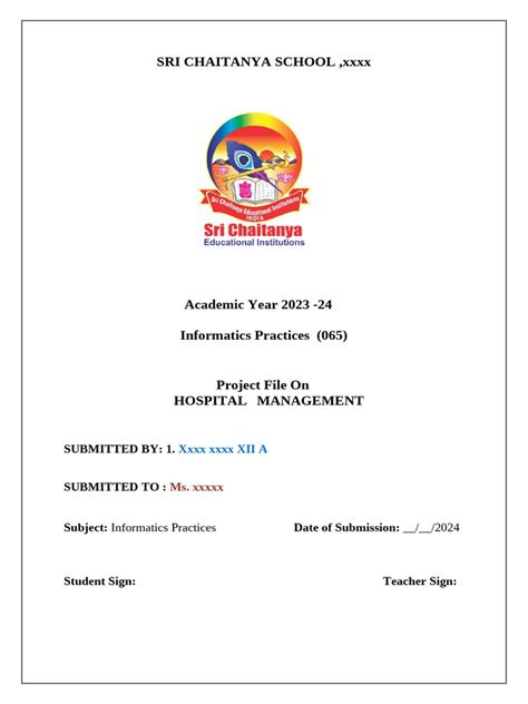 Cbse Class 12 Informatics Practices Proj 1 Pdf Software Testing