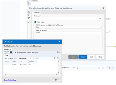 Solved Help Combining The Two Interface Tools Into One Alteryx Community