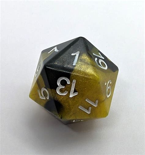 Weighted Dice For Dandd D20 Mossy Stone Etsy