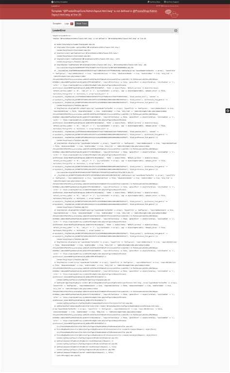 After Installing The Free Module The Administration Collapsed
