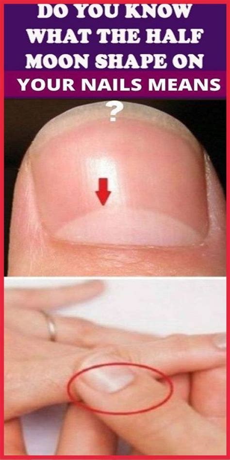 Do You Know What The Half Moon Shape On Your Nails Means The Answer Is