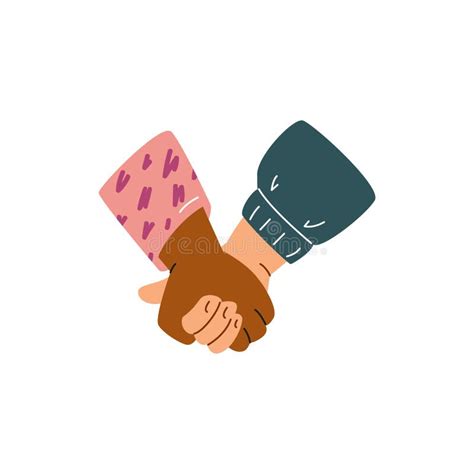 Handshake For Unity Vector Illustration Stock Vector Illustration Of