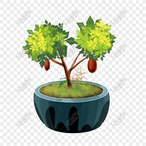 손으로 그린 창조적 인 화분 이미지 사진 401050812 무료 다운로드