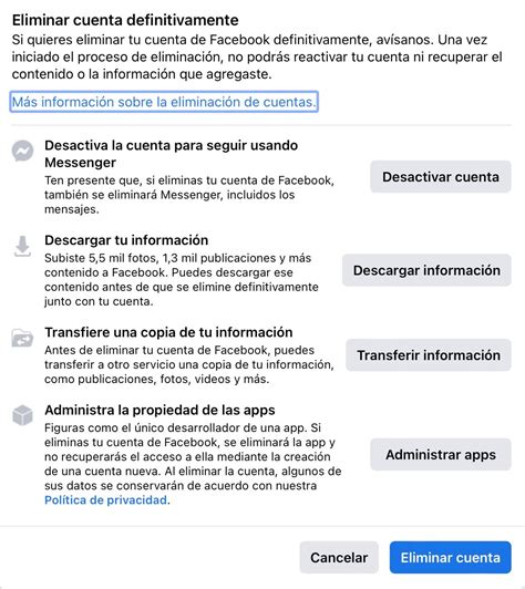 Cómo Eliminar Una Cuenta De Facebook Para Siempre