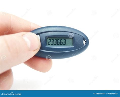 Hardware One Time Password Generator Stock Image Image Of Code Electronic 186100551