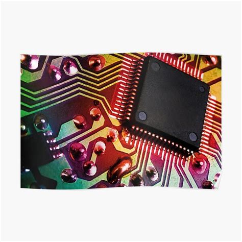 Microprocessor Detail Poster By Carloscastilla Redbubble
