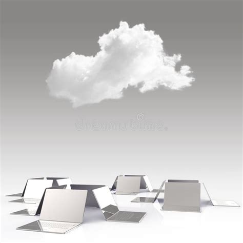 Cloud Computing Concept Stock Illustration Illustration Of Communication 30702523