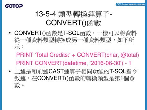 13 Transact Sql程式設計 13 1 Transact Sql語言的基礎 13 2 批次的使用 13 3 註解與自訂訊息