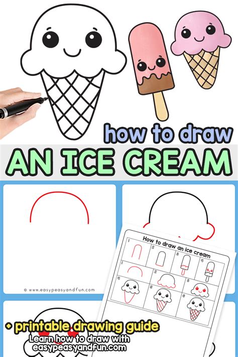 How To Draw A Ice Cream Van Step By Step