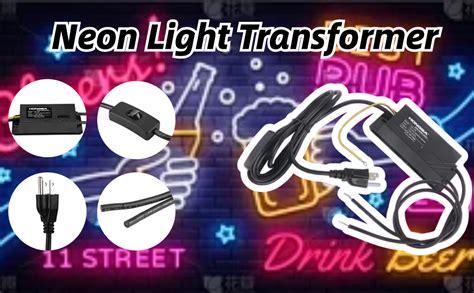 Neon Sign Transformer Power Supply Rectifier Kit 7 5kv 30ma 110v Neon Light Ballast