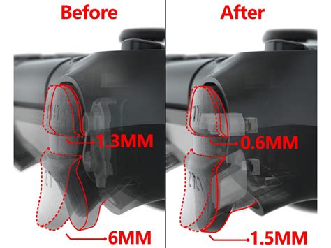 Extremerate Smart Clicky Hair Trigger Kit Für Ps4 Cuh Zct2 Controller Schultertasten Trigger